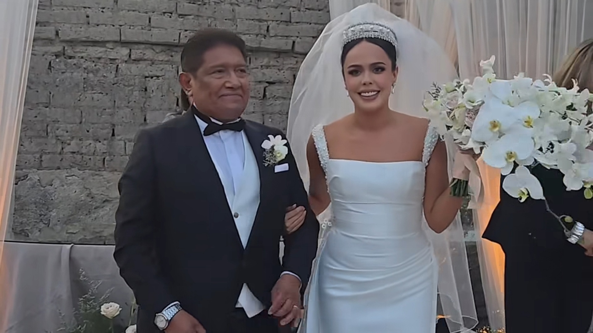 Así fue la boda de Juan Osorio con Eva Daniela, actriz 38 años menor que él