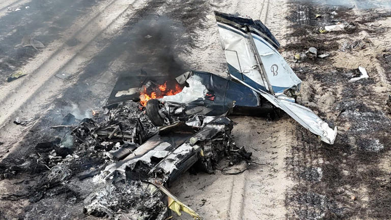 NTSB investigating plane crash in Florida peanut field