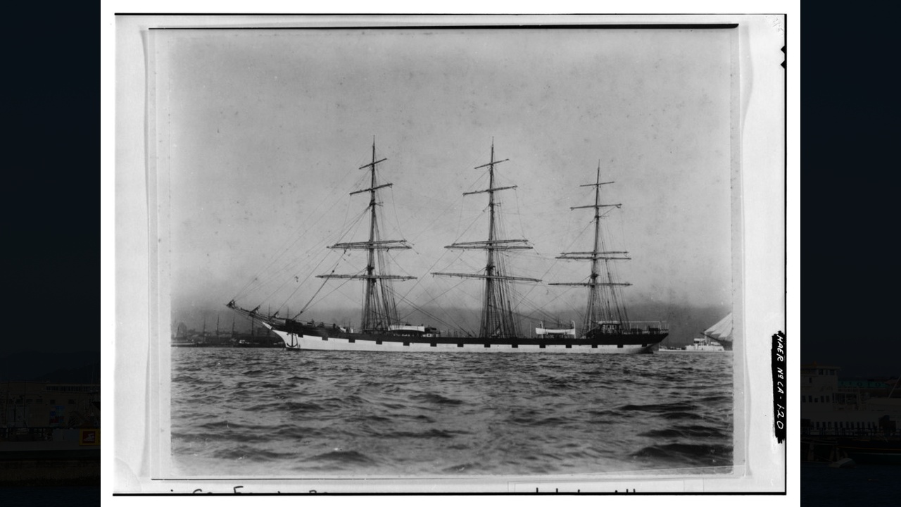 This restored square-rigger in San Francisco was actually a 19th ...