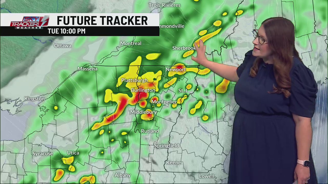 Soaking rain Tuesday evening into Wednesday morning
