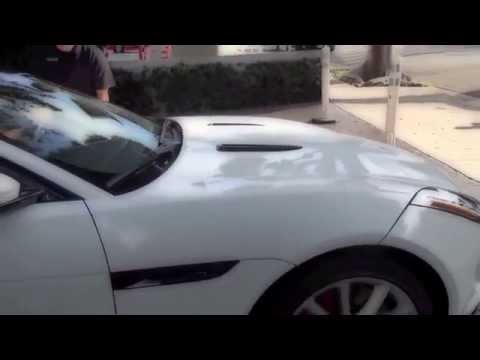 2015 Jaguar F-Type first look at London West Hollywood Hotel