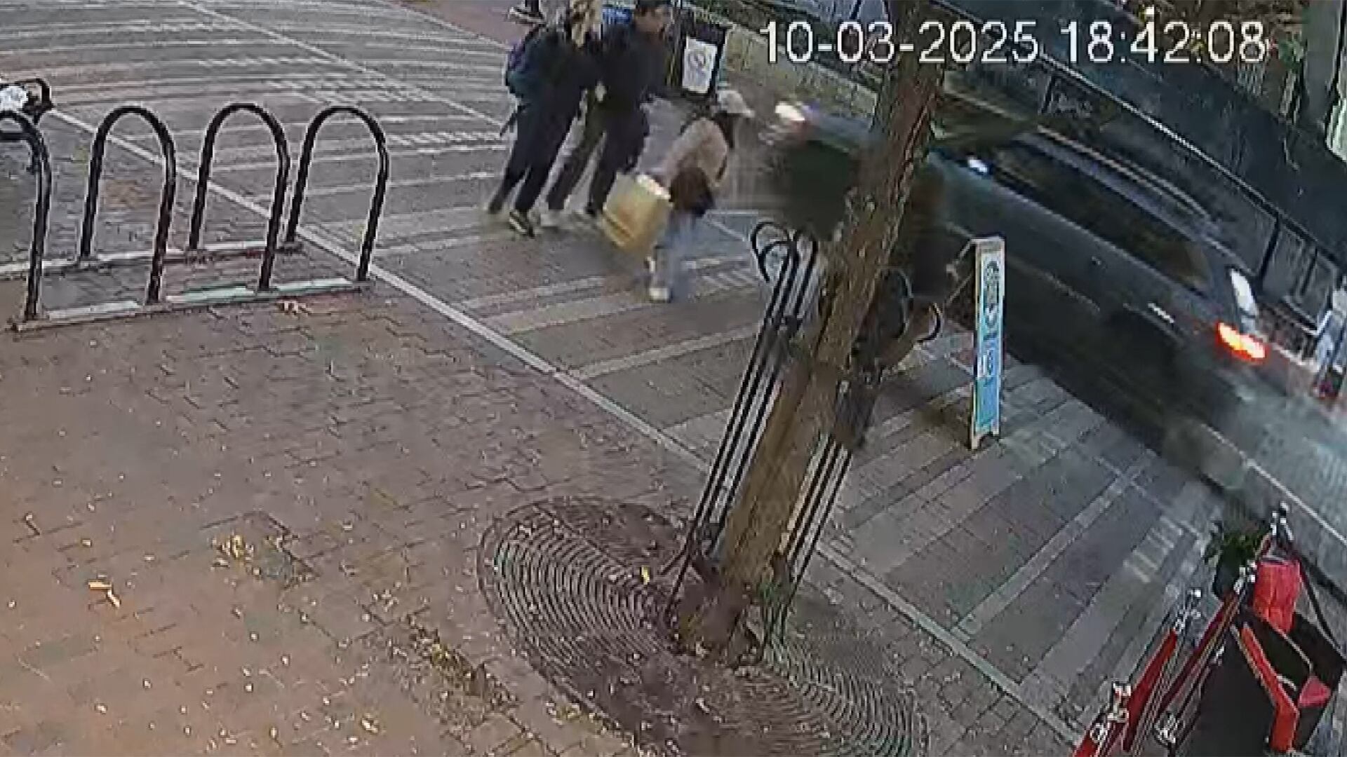 Video shows pedestrians dodging motorist on Church Street Marketplace