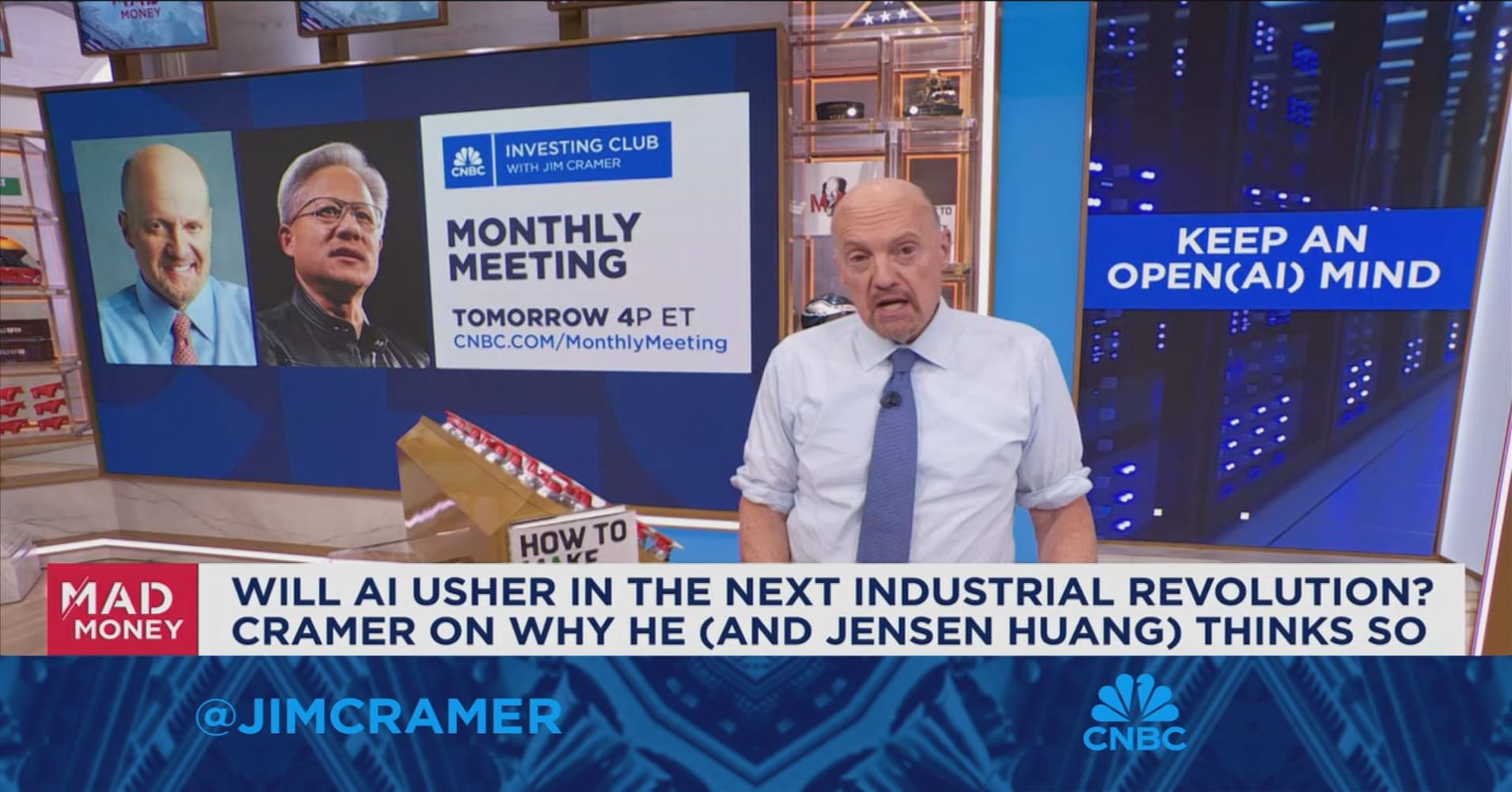 Jim Cramer says he is not worried about the amount of AI spend by the ...