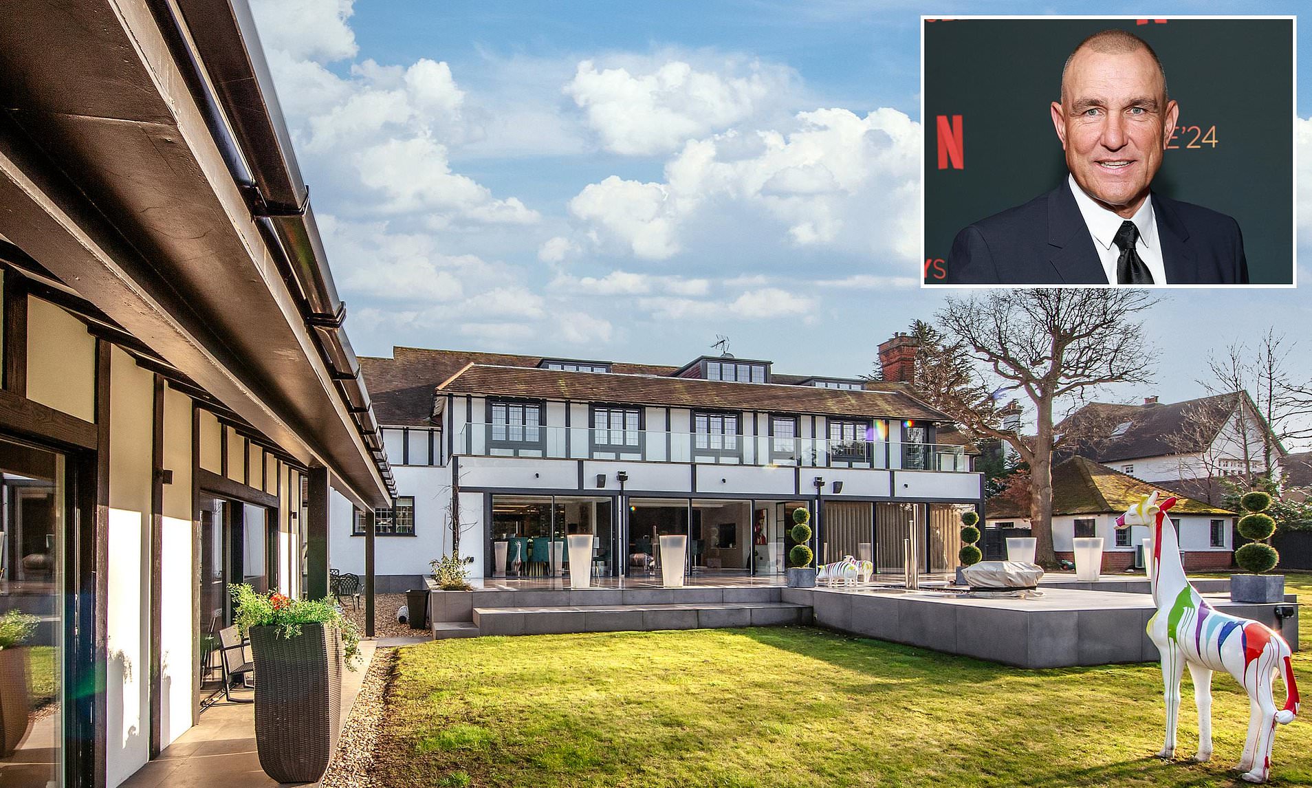 Six-bed £7m mansion where Vinnie Jones lived after starring in gangster ...