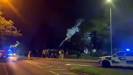 Fire at the Oxon Priory in Shrewsbury.