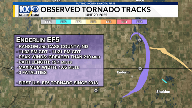 North Dakota twister becomes first United States EF5 in twelve years