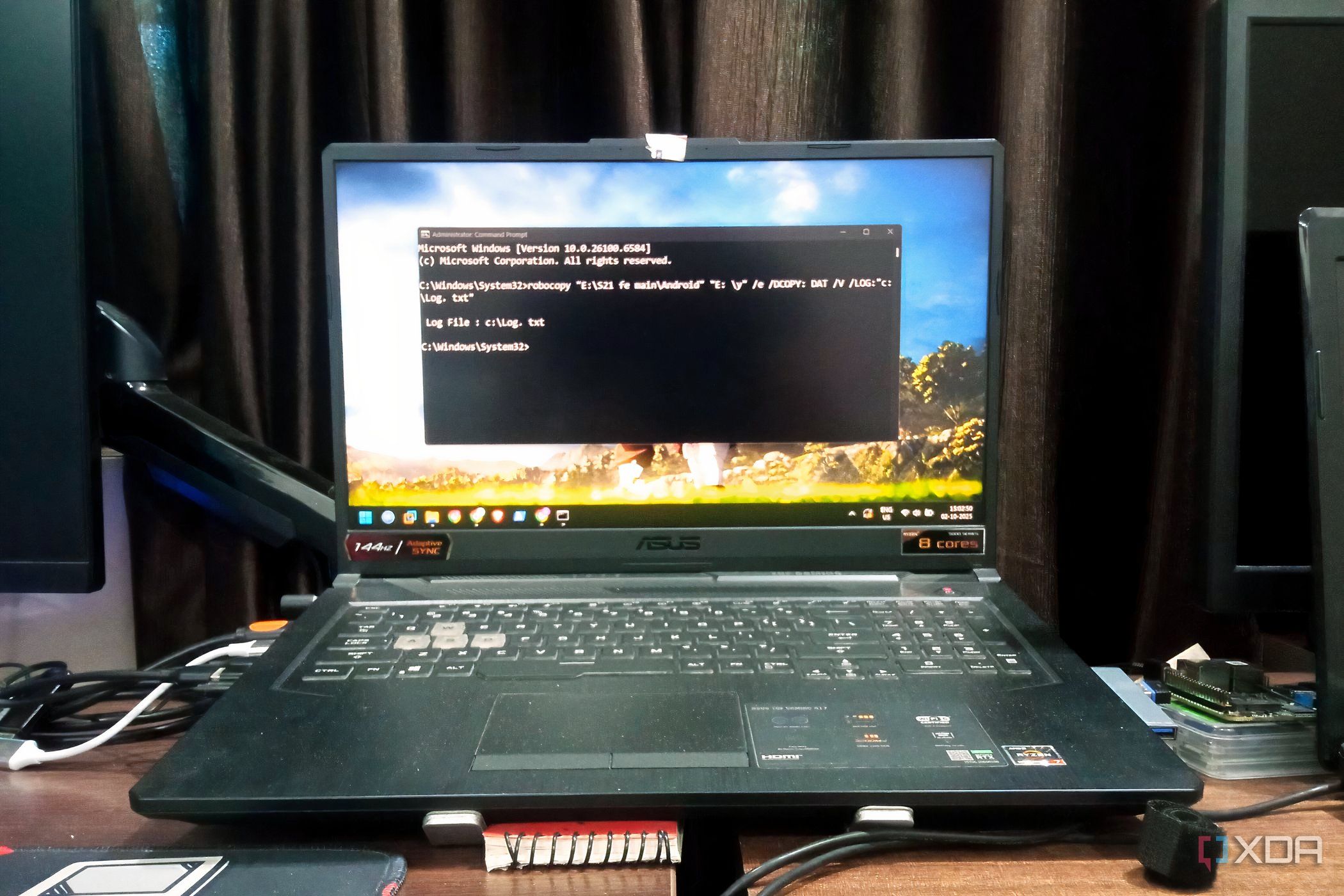 Robocopy is built into Windows, and it's the best file copier imaginable