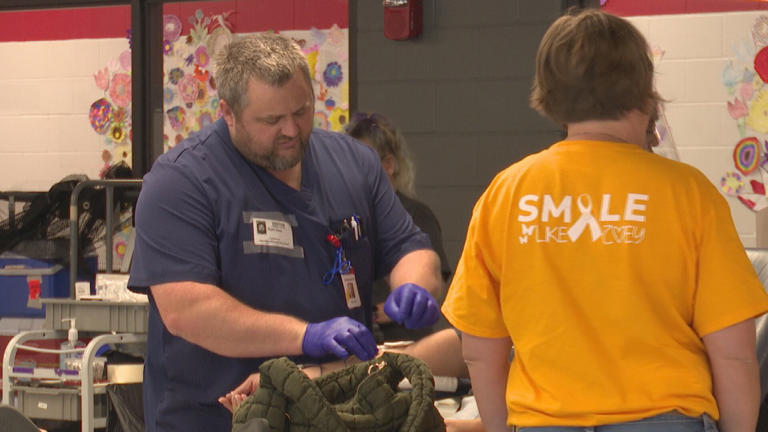 Family honors daughter’s memory with ‘Smile like Zoey’ blood drive