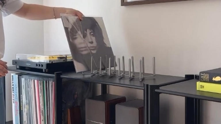 This Affordable IKEA Kitchen Find Is A Game-Changer For Storing Vinyl ...