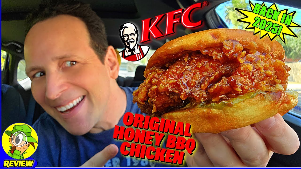 KFC® Original Honey BBQ Chicken Sandwich Review Back in 2025!