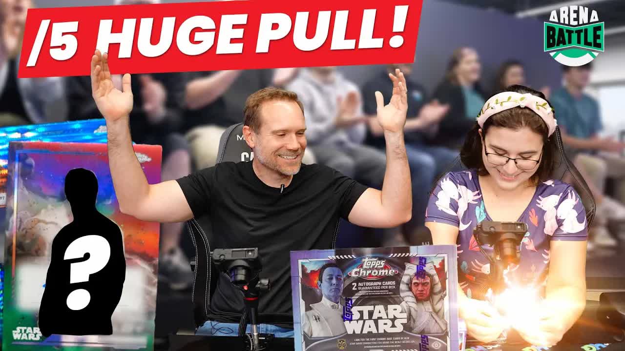 Hot boxes: 2024 Topps Chrome Star Wars opening 🔥 huge /5 red auto ...