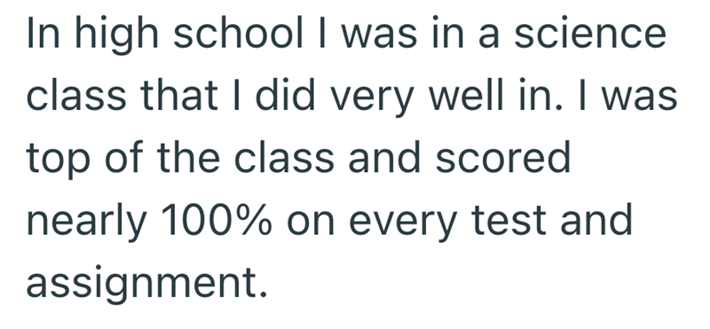 Straight A student refuses to do all the work on a group project for ...