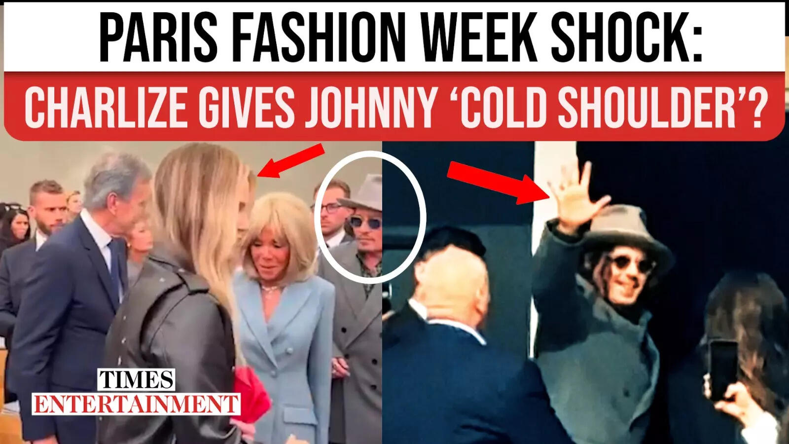 Dior Drama: WATCH as Charlize Walks Past Johnny Depp Without a Word In ...