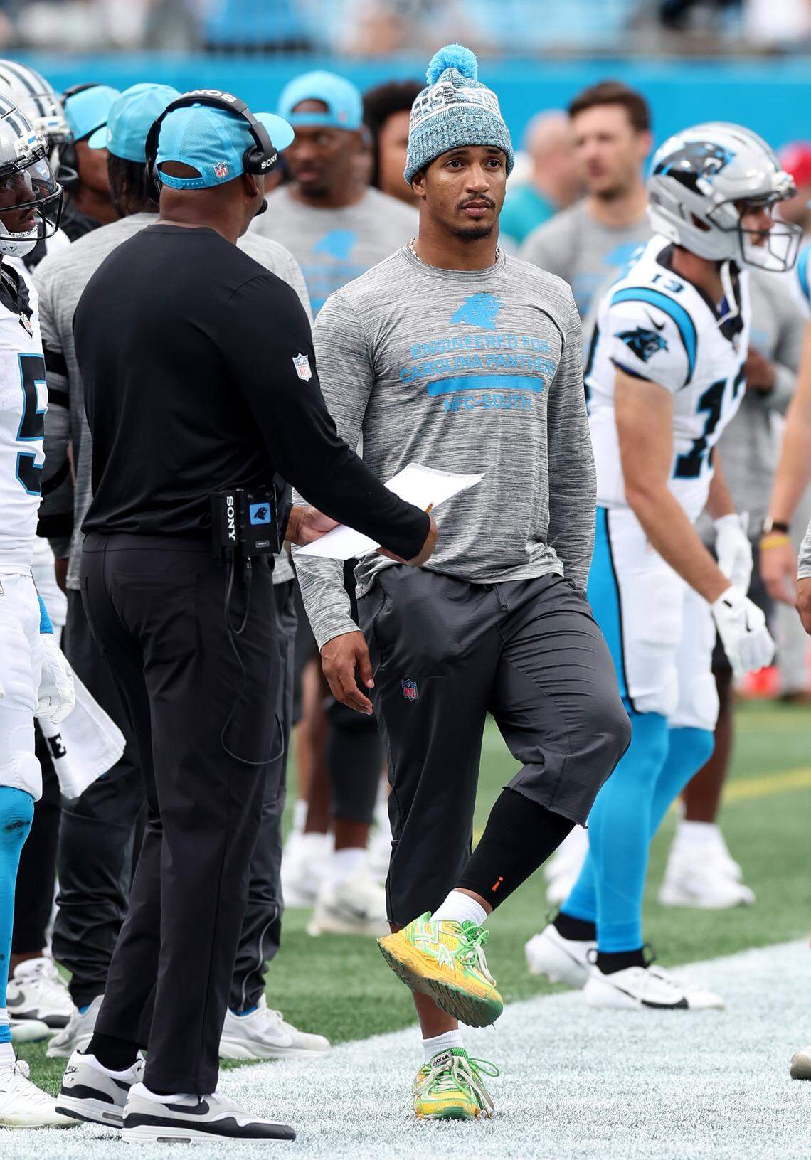 Panthers share hopeful updates on Jalen Coker, Chuba Hubbard. Now ...