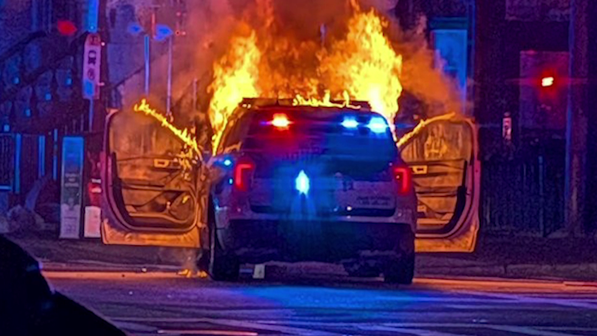 Police: Conn. man charged in Boston street takeover that torched police ...
