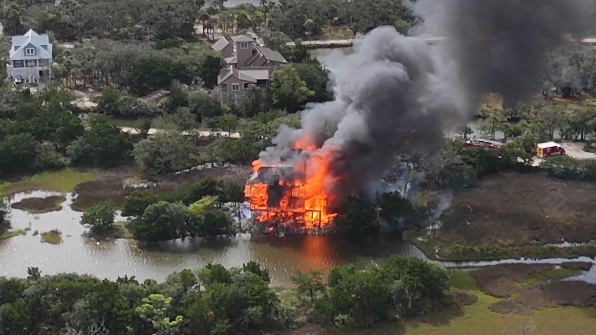 Video shows South Carolina judge’s home engulfed in flames