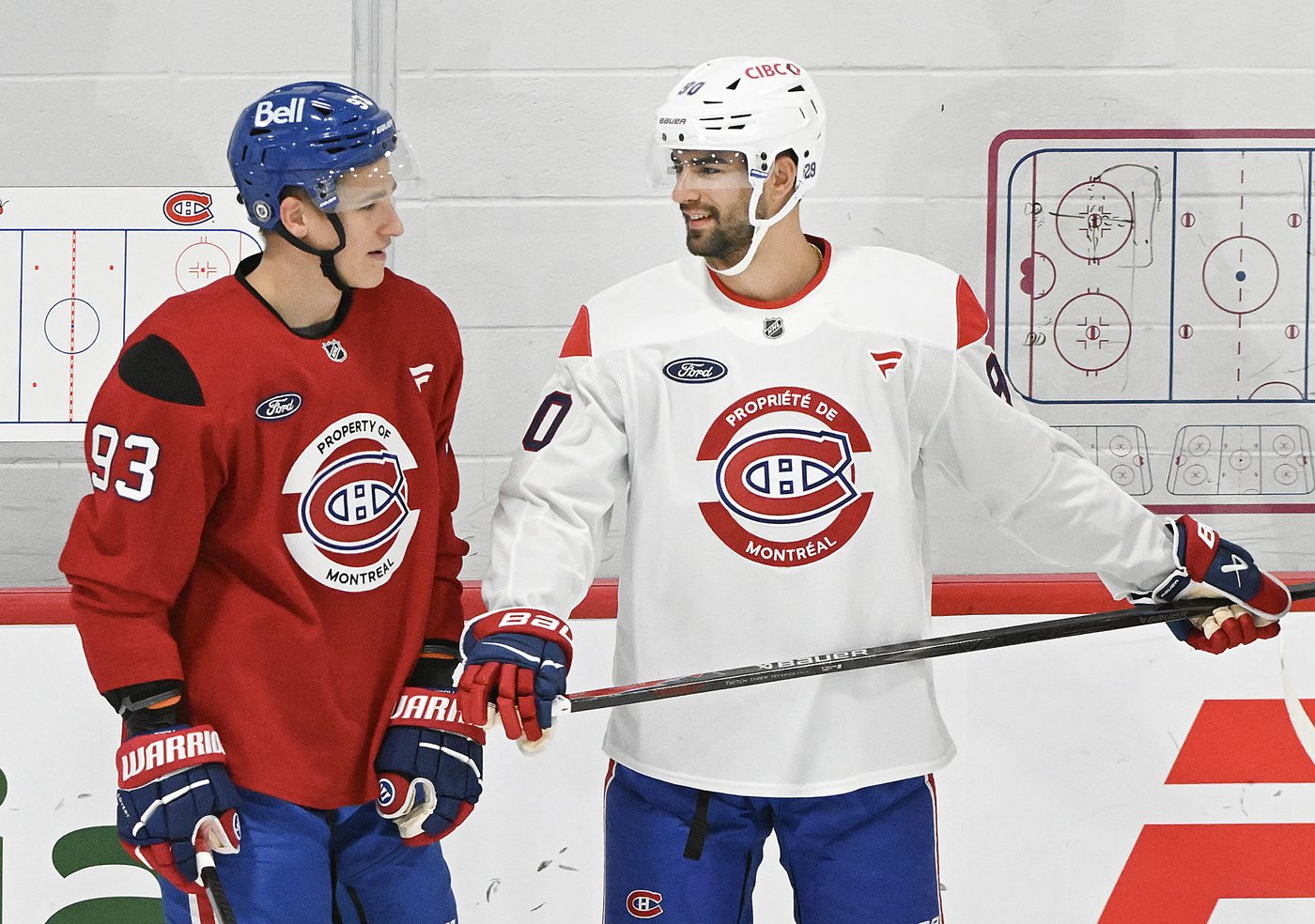 Le Québécois Joseph Veleno a gagné son pari au camp du Canadien