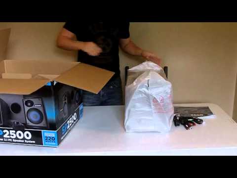 Unboxing the Corsair SP2500 High-Power 2.1 PC Speaker System