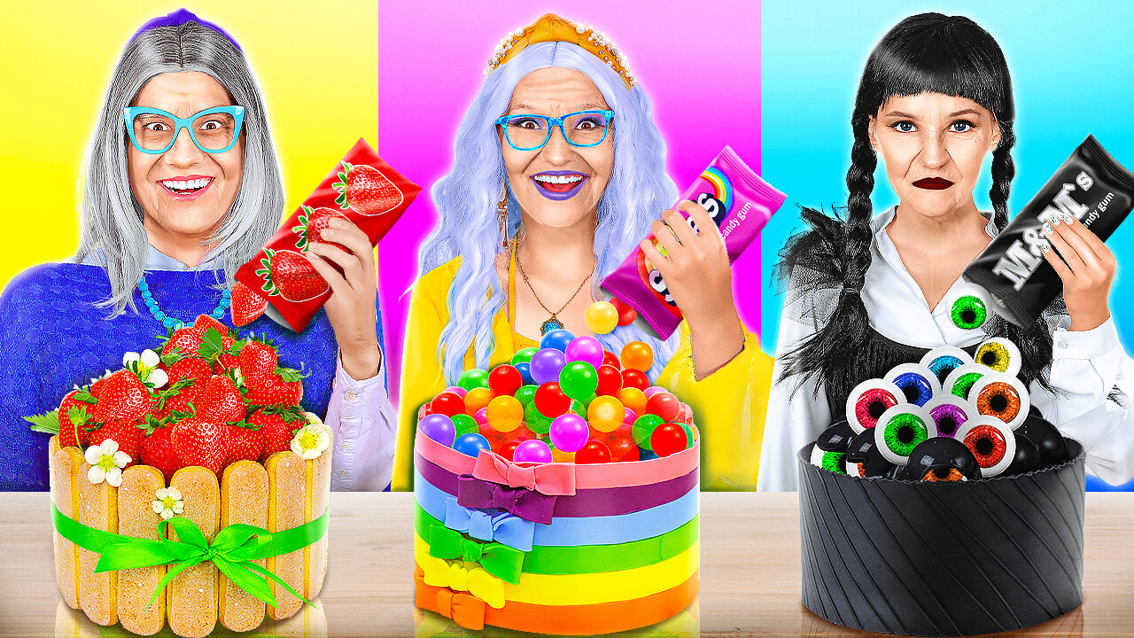 Cooking Challenge! Wednesday Addams! Hacks and Gadgets