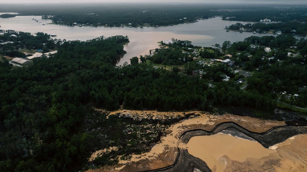 Another heavy rain, another sediment plume in Moccasin Bayou sparks ...