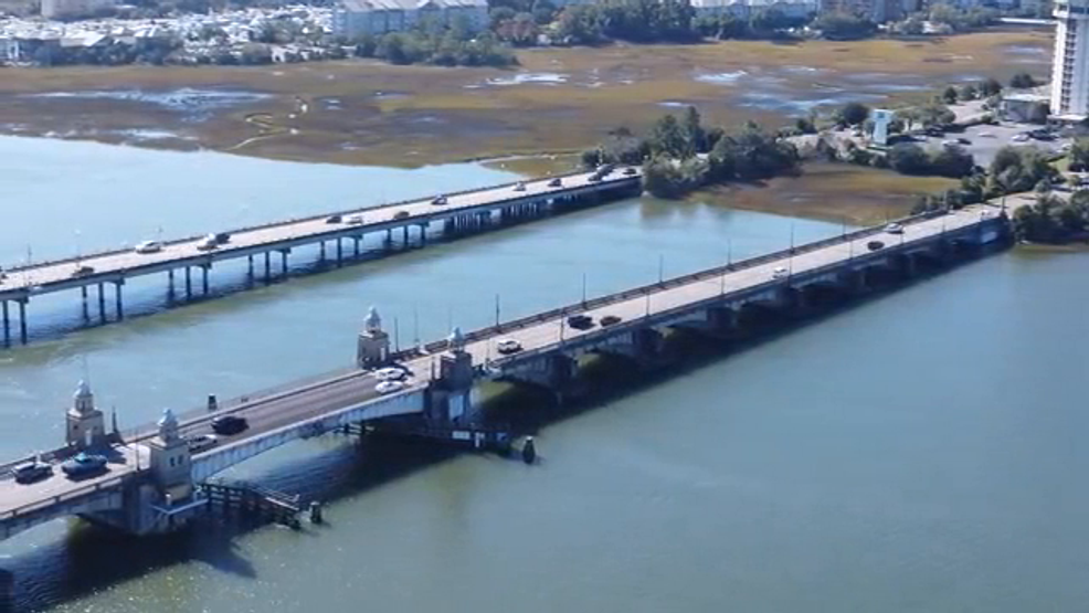 Northbound lanes of Ashley River bridge to close overnight for construction