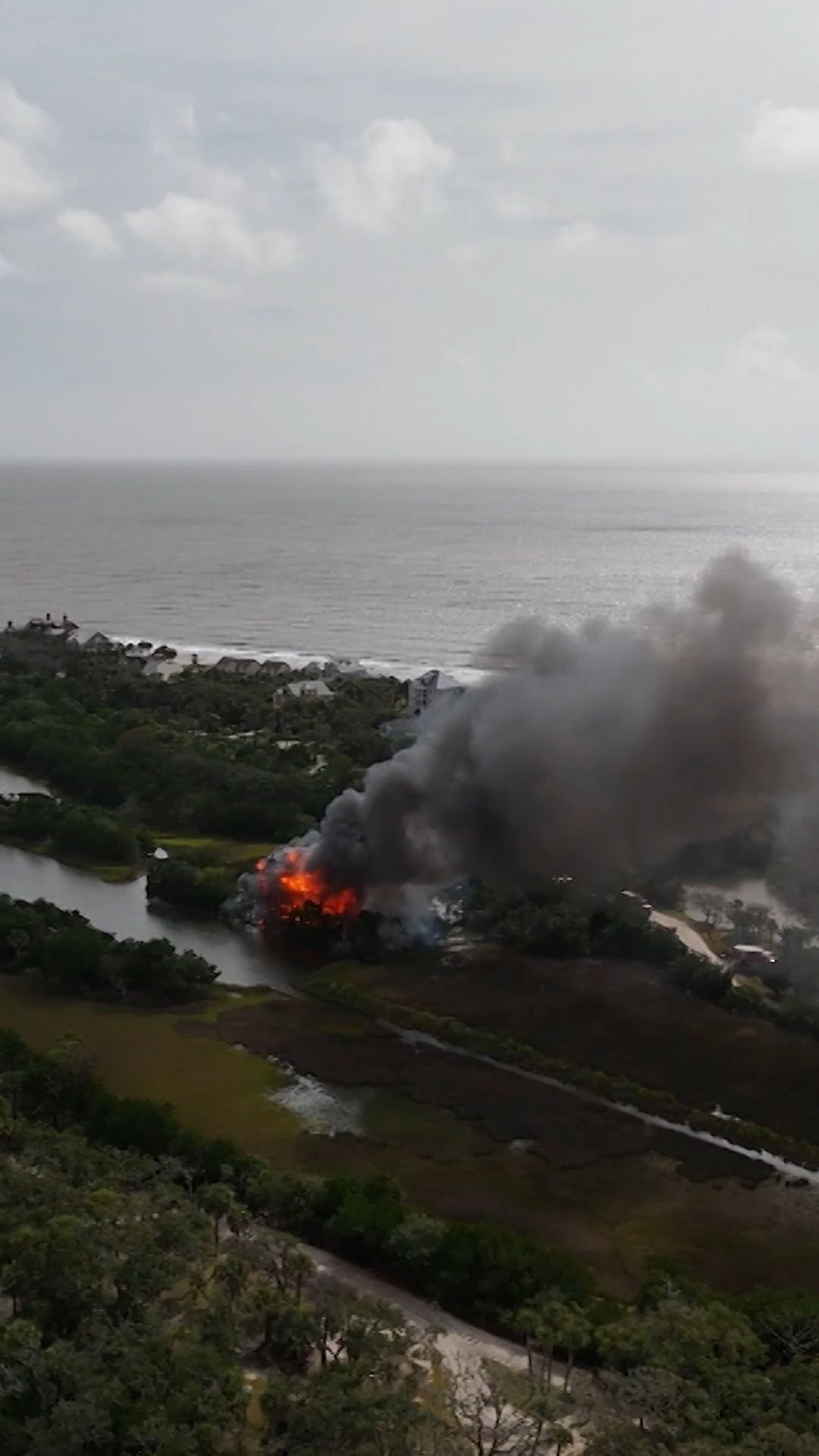 Fire destroys judge's home; investigation underway