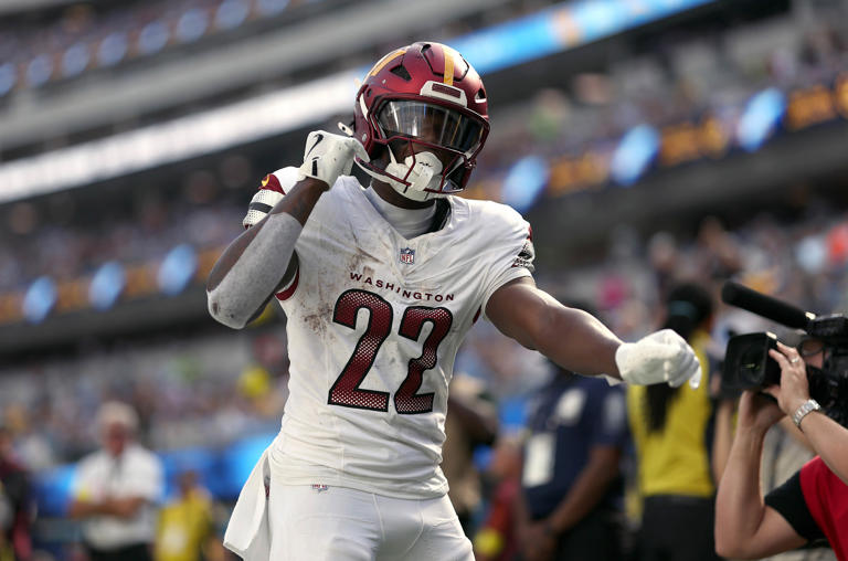 Commanders Rookie RB Jacory Croskey-Merritt Enjoys Postgame ...