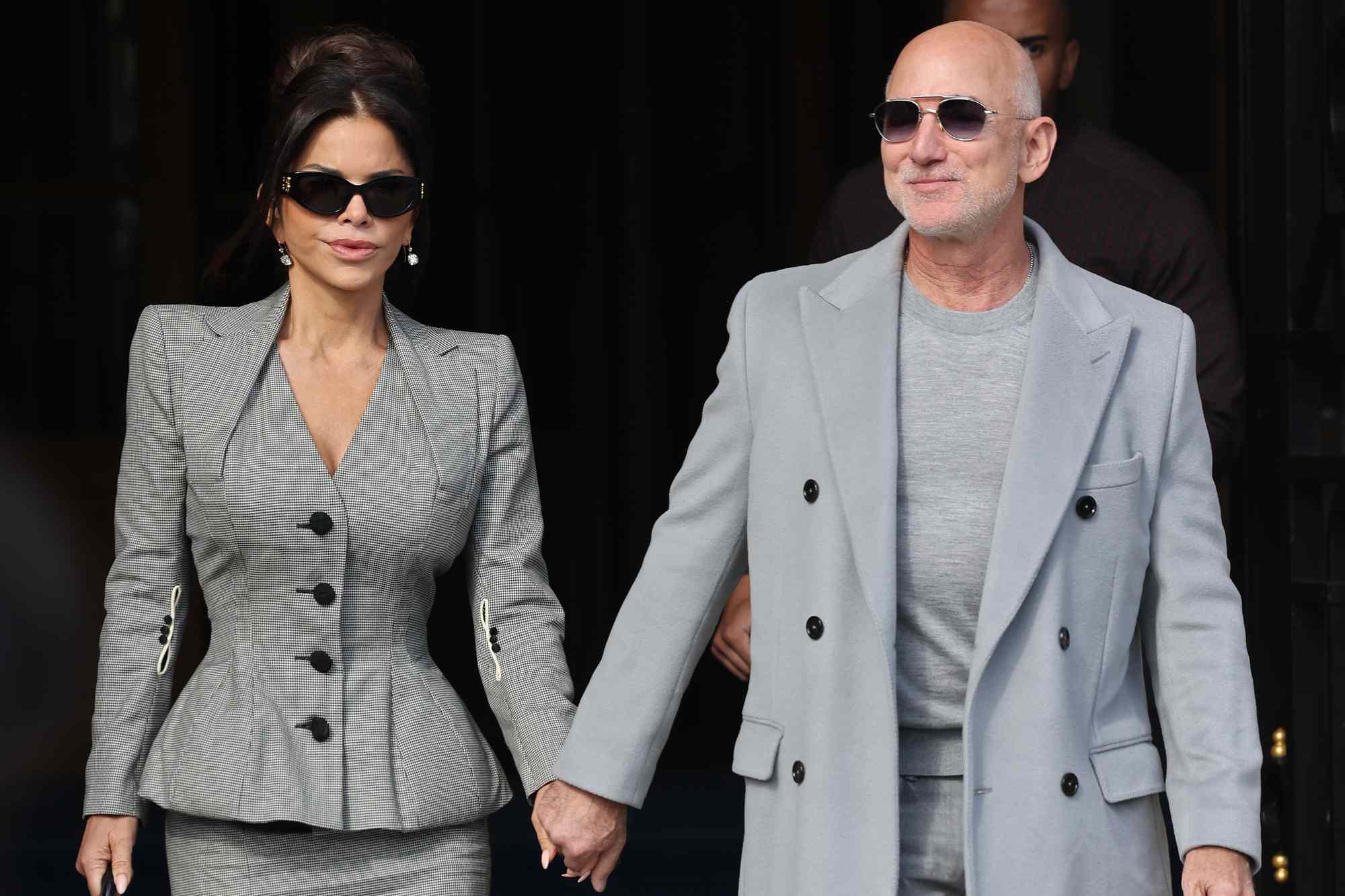 Jeff Bezos Pairs His New Gray Hair with a Monochromatic Look While Also ...