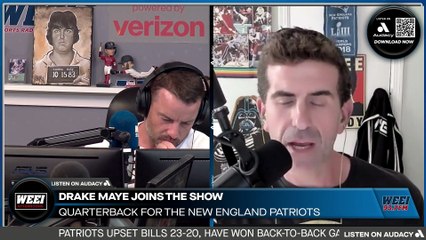 WEEI Afternoons: Drake Maye discusses his first career game-winning drive