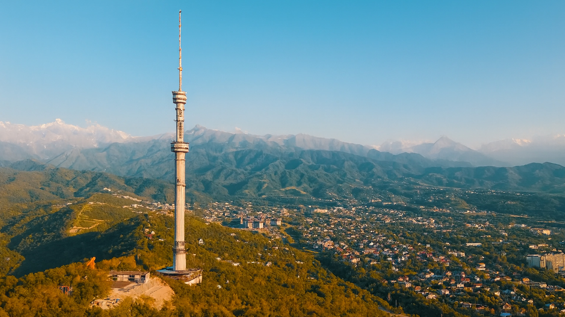 Aerial Views of Almaty – Kazakhstan’s Mountain City 4K