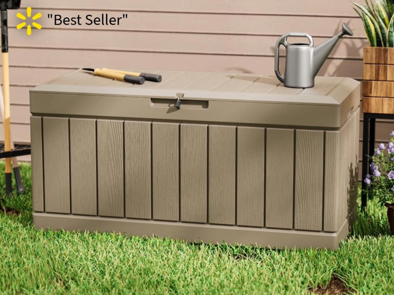Walmart's $120 'Very Roomy' Storage Deck Box Is Now Just $53