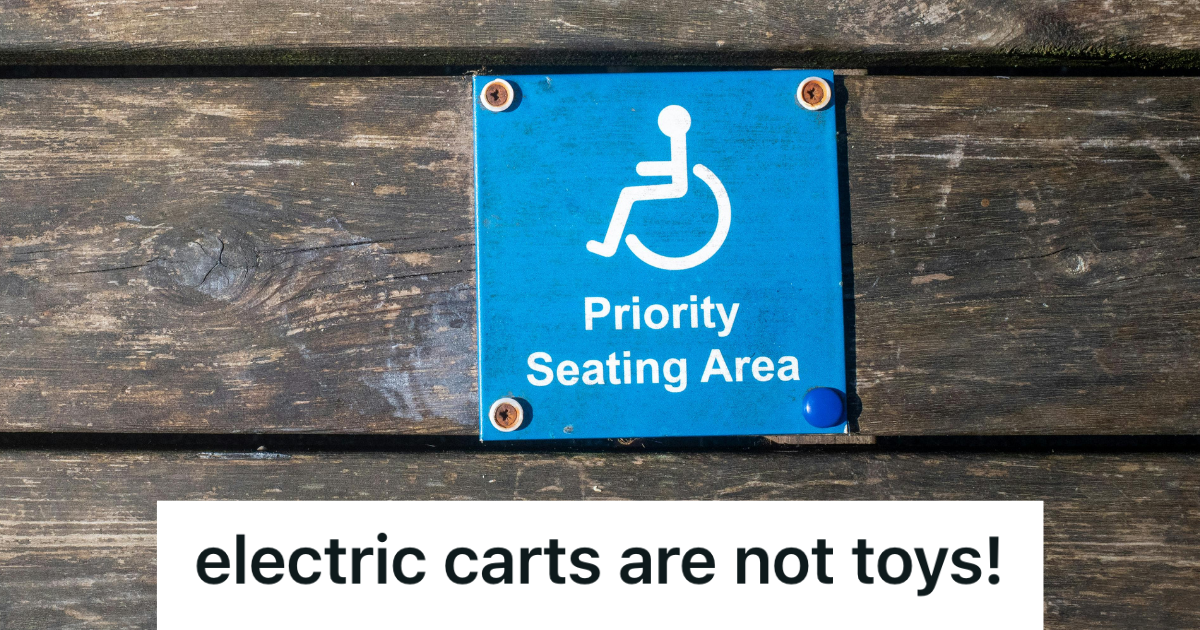 Two Kids Turned Handicap Carts Into Their Playground, But A Kindhearted ...