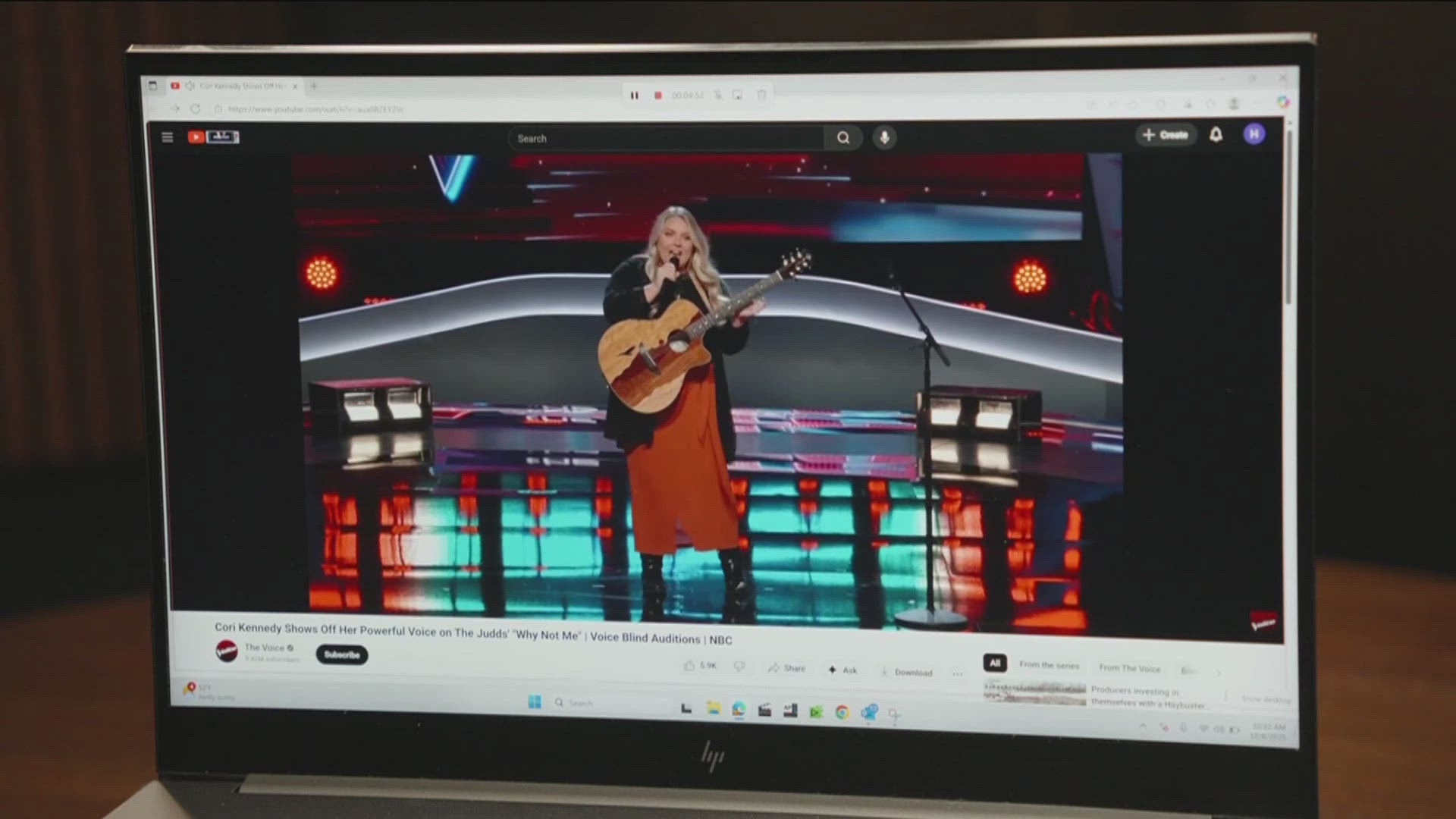 Minnesota singer featured on 'The Voice'