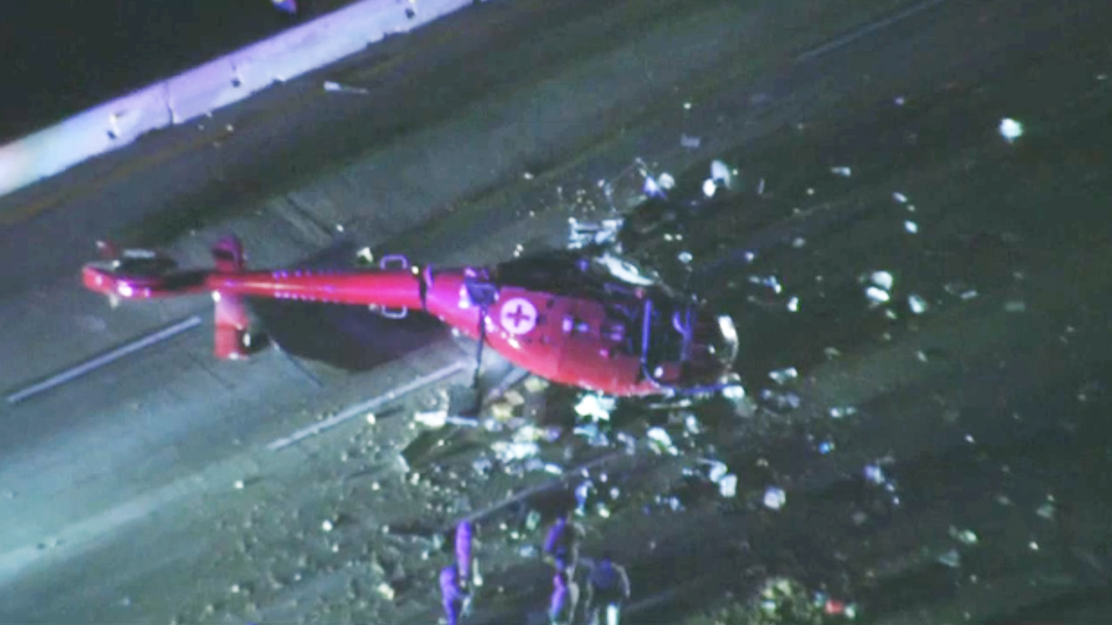 Three people critical after helicopter crash in California