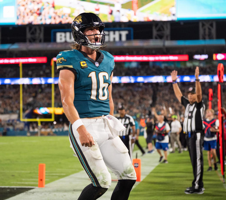 Inside Jacksonville Jaguars QB Trevor Lawrence's game-winning touchdown ...