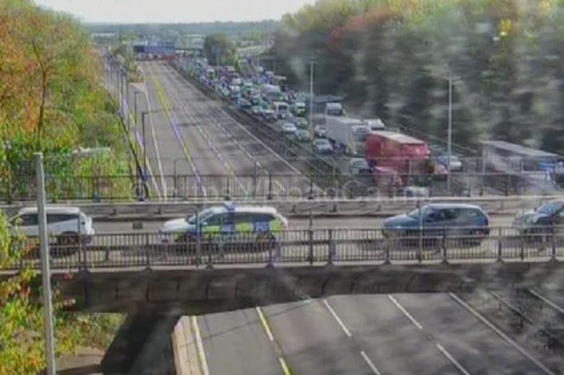 M6 tragedy as biker dies at scene of smash
