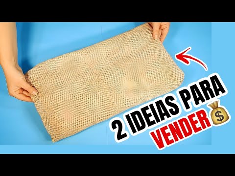 2 IDEIAS COM JUTA QUE VOCÊ PODE FAZER PARA VENDER | SHOW DE ARTESANATO