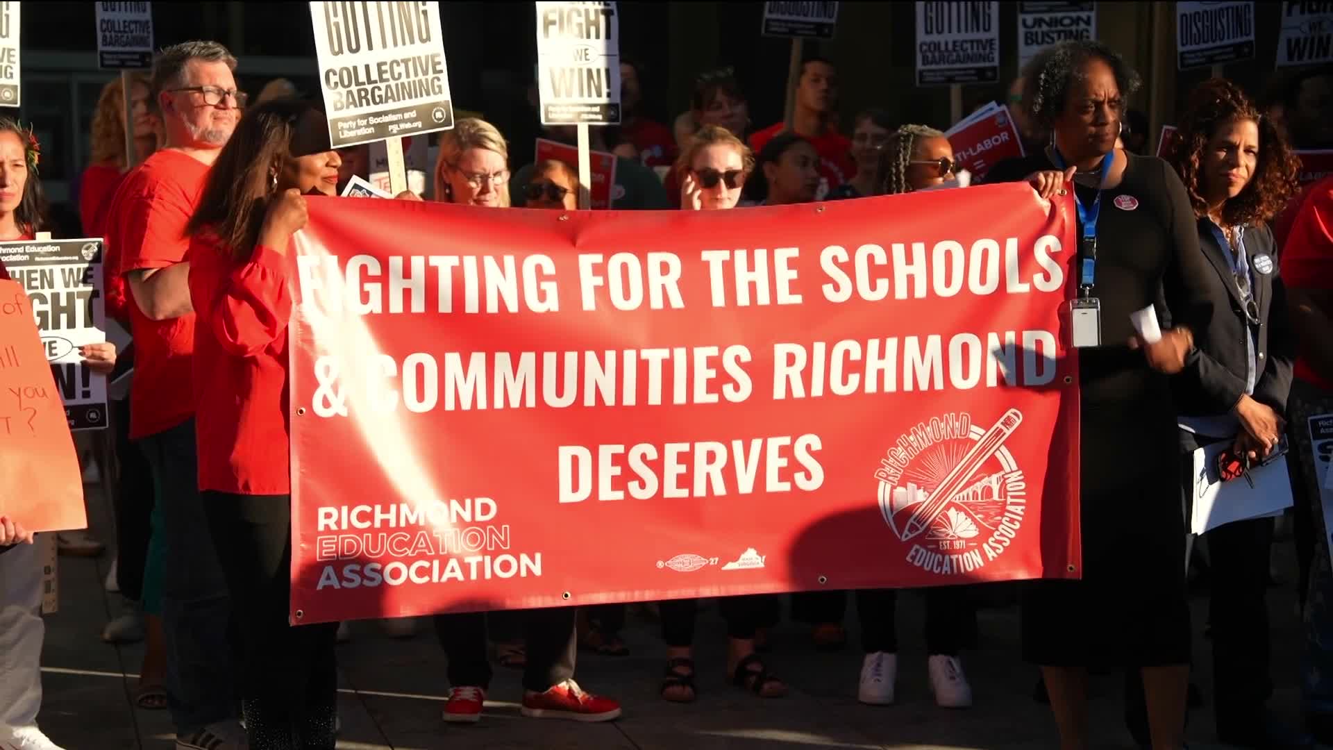 Richmond educators protest proposed changes to RPS collective ...