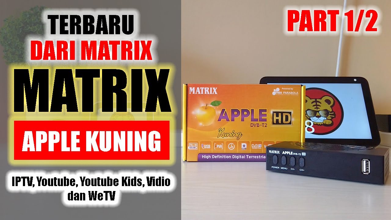 STB Matrix Apple Kuning: TV Digital Murah Fitur Lengkap!