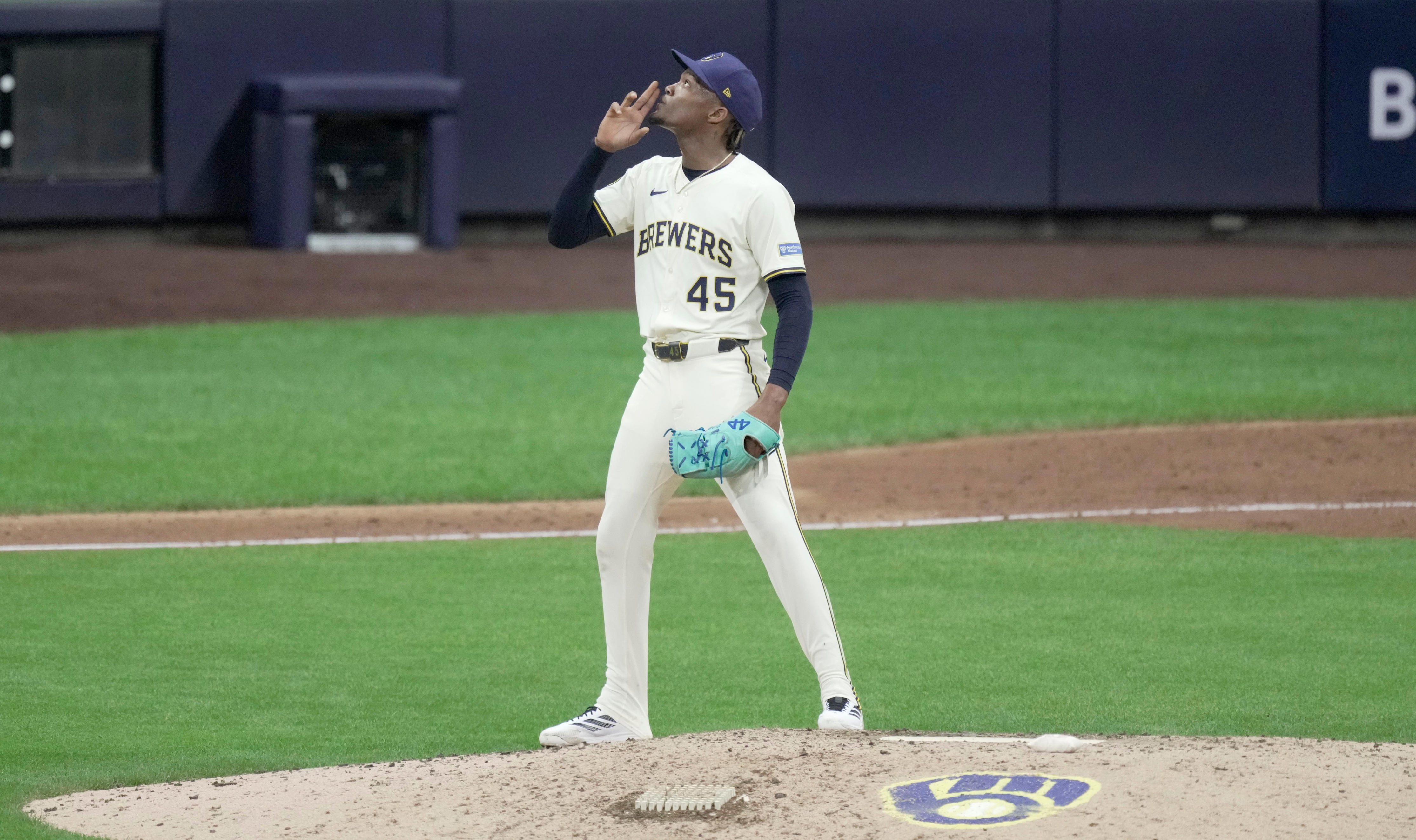 Brewers' Abner Uribe realizing his massive potential after last year's ...