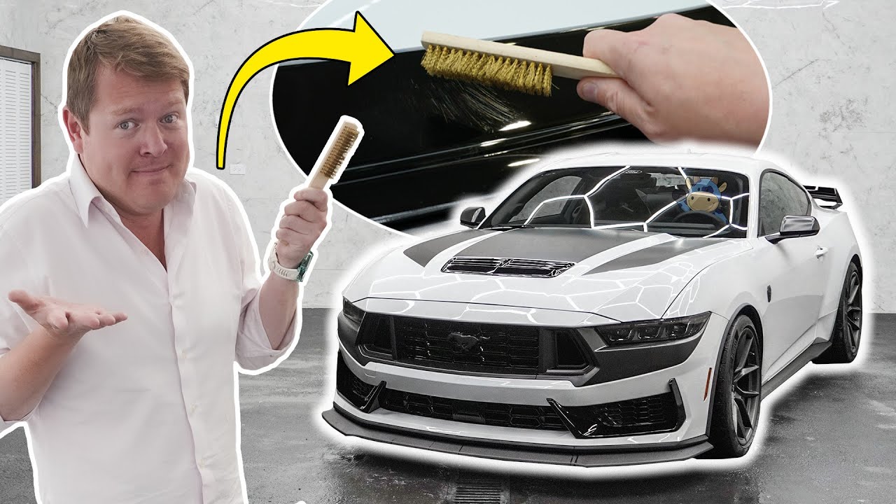 Ford Mustang Dark Horse Scratch Test – Paint Durability Check