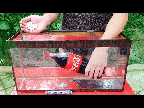 Underwater Coke and Mentos Explosion Experiment Gone Wrong!