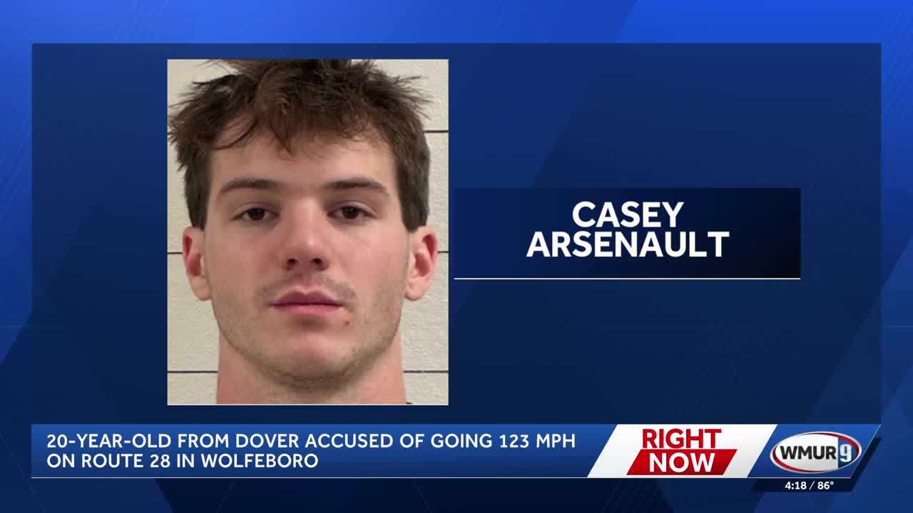 Dover man arrested after allegedly going 123 mph on Route 28 in Wolfeboro