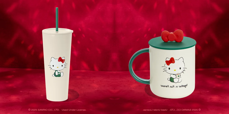 Starbucks Reveals Holiday Hello Kitty Collection