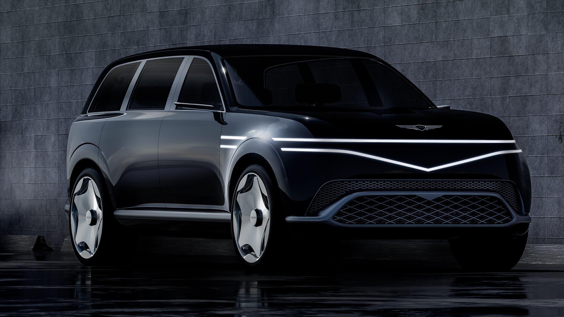 Genesis Neolun Concept SUV Points Toward Future GV90 Model