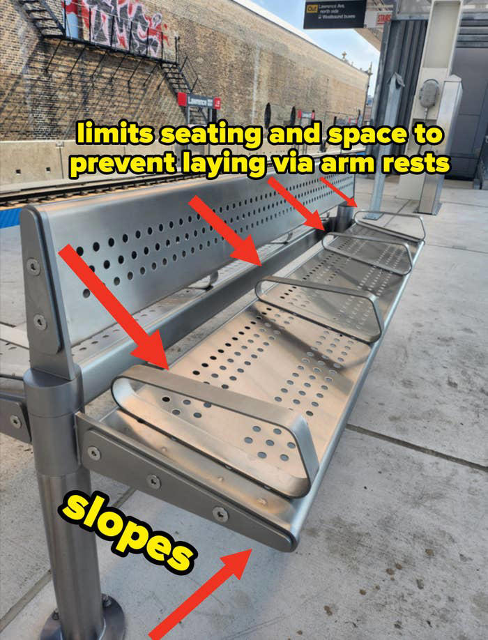 Thousands Of People Commented On This Viral "Anti-Homeless" Bench Photo ...