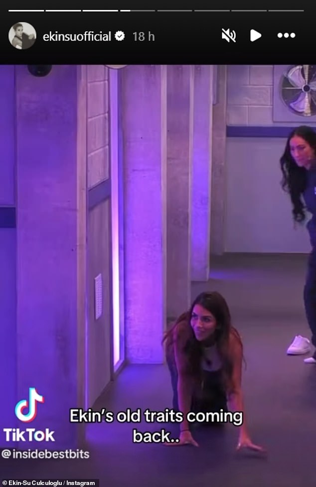 Ekin-Su recreates iconic Love Island crawl alongside Bre Tiesi during ...