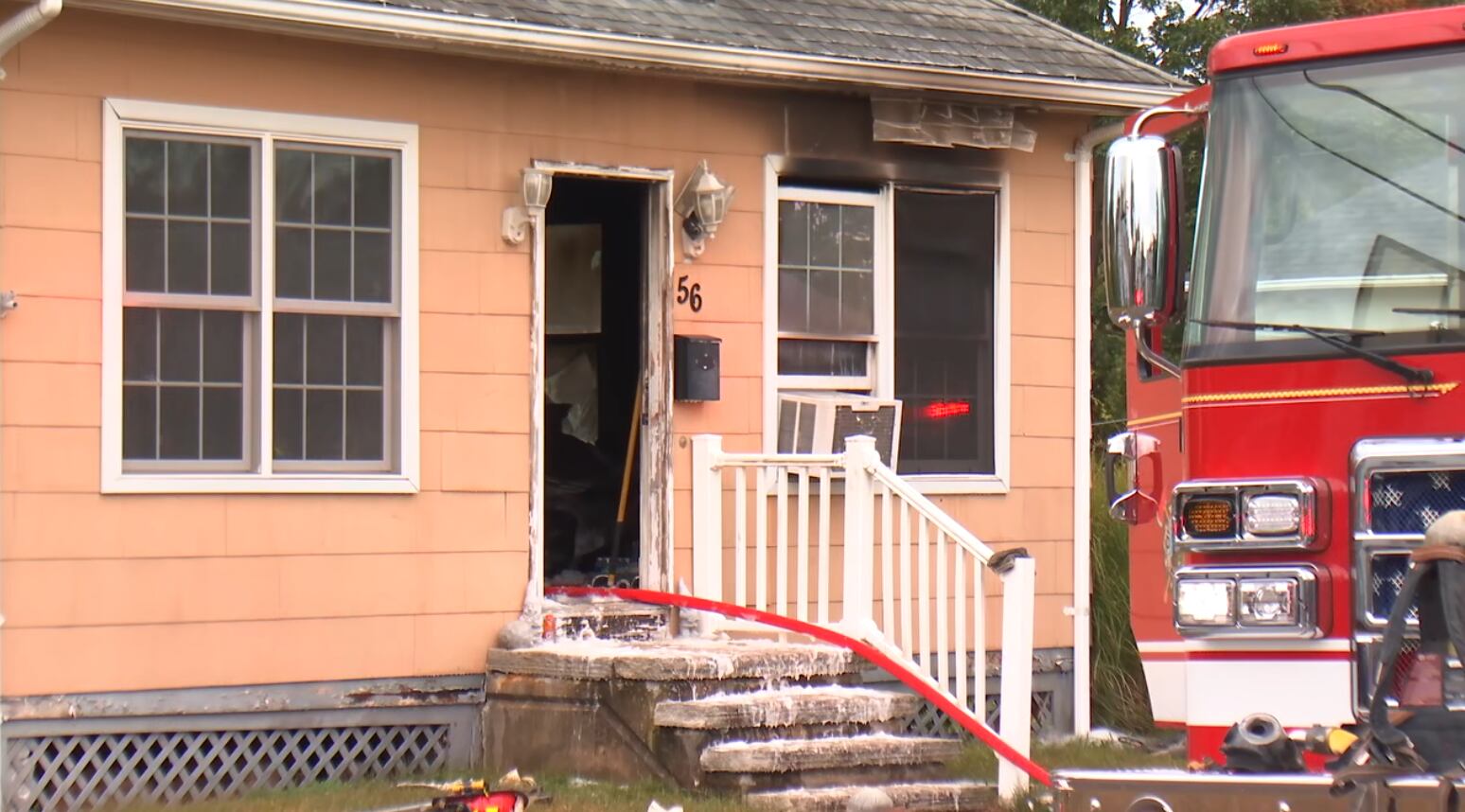4 people displaced following fire in Ludlow
