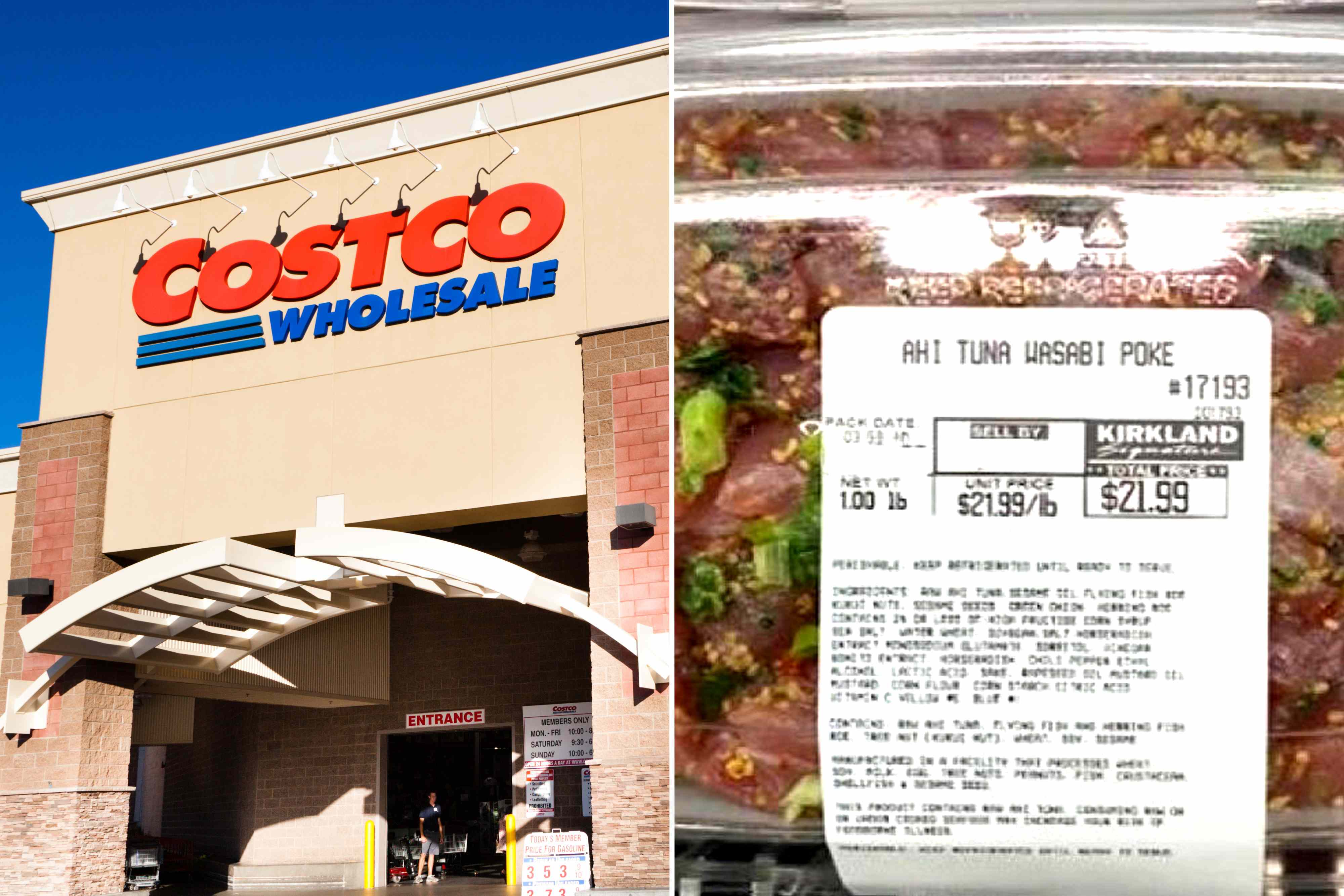 Costco Recalls More Than a Ton of Kirkland Signature Tuna Poke Sold in ...