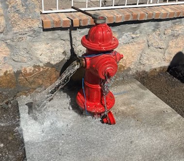 Fire hydrants getting flushed in parts of Santa Teresa